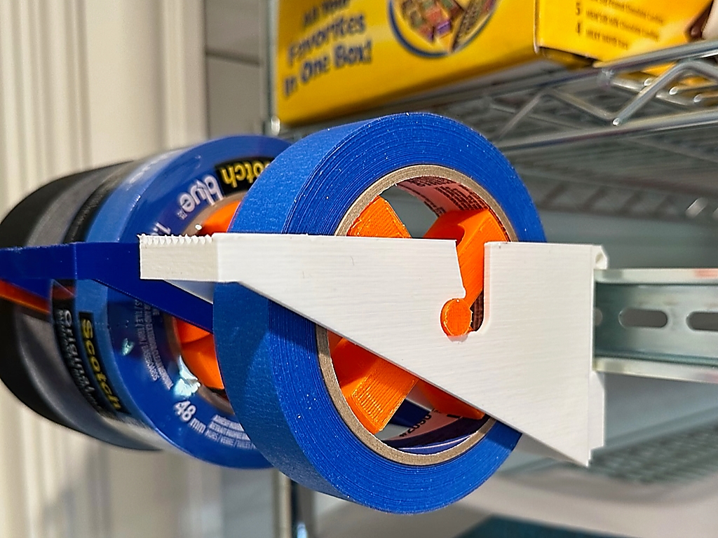 Din Rail mounted Tape dispenser - updated by NotLikeALeafOnTheWind ...