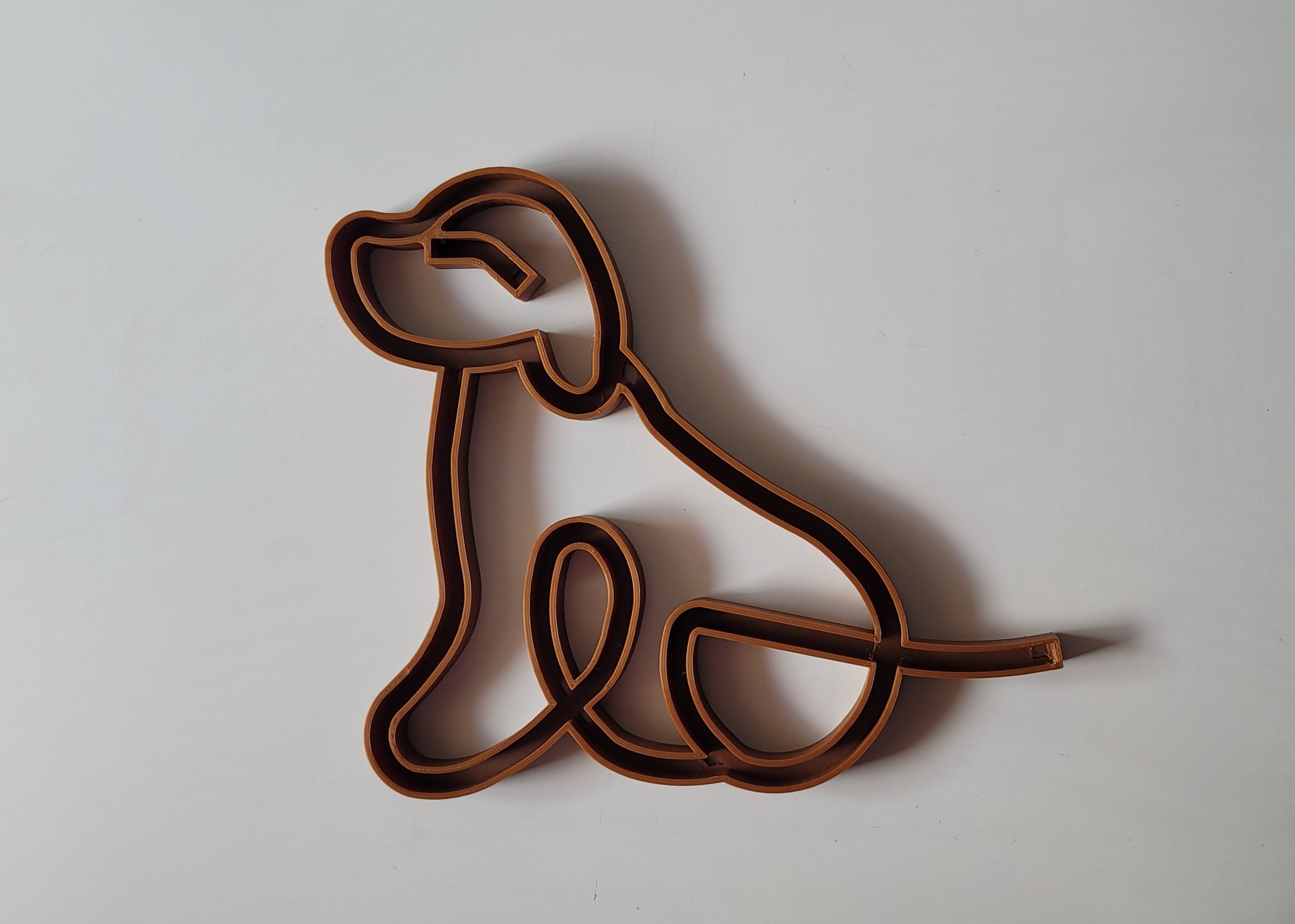 Perro - silueta con luz Led Neon by KikeMaker | Download free STL model ...