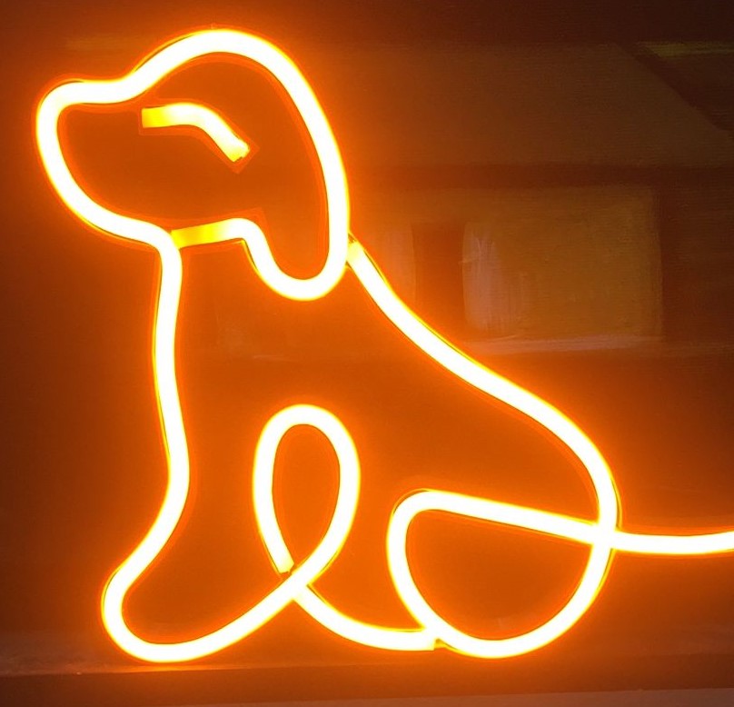 Perro - silueta con luz Led Neon by KikeMaker | Download free STL model ...
