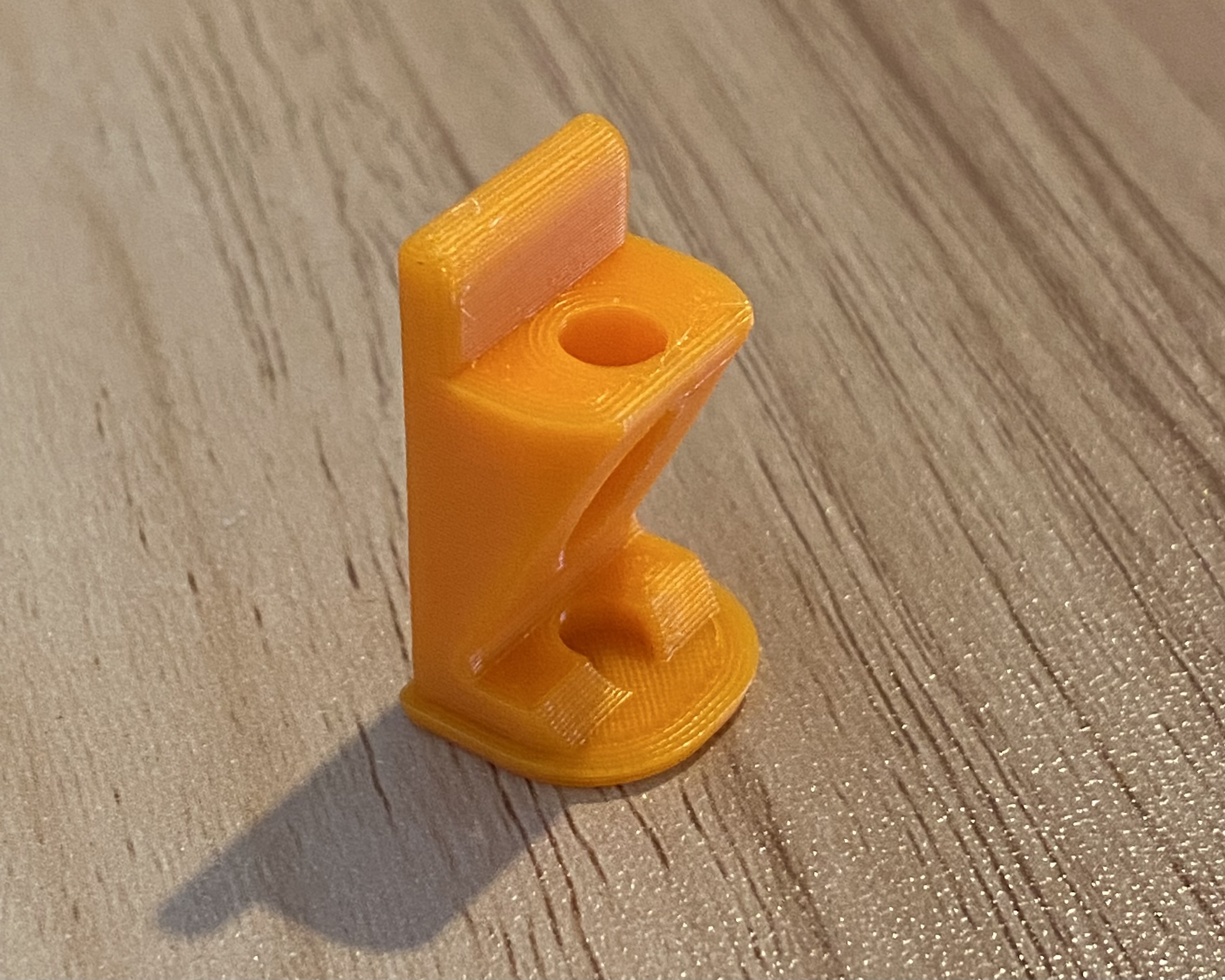 Clamp On, Filament guide with 4mm PTFE lining for Prusa mk3 by ...