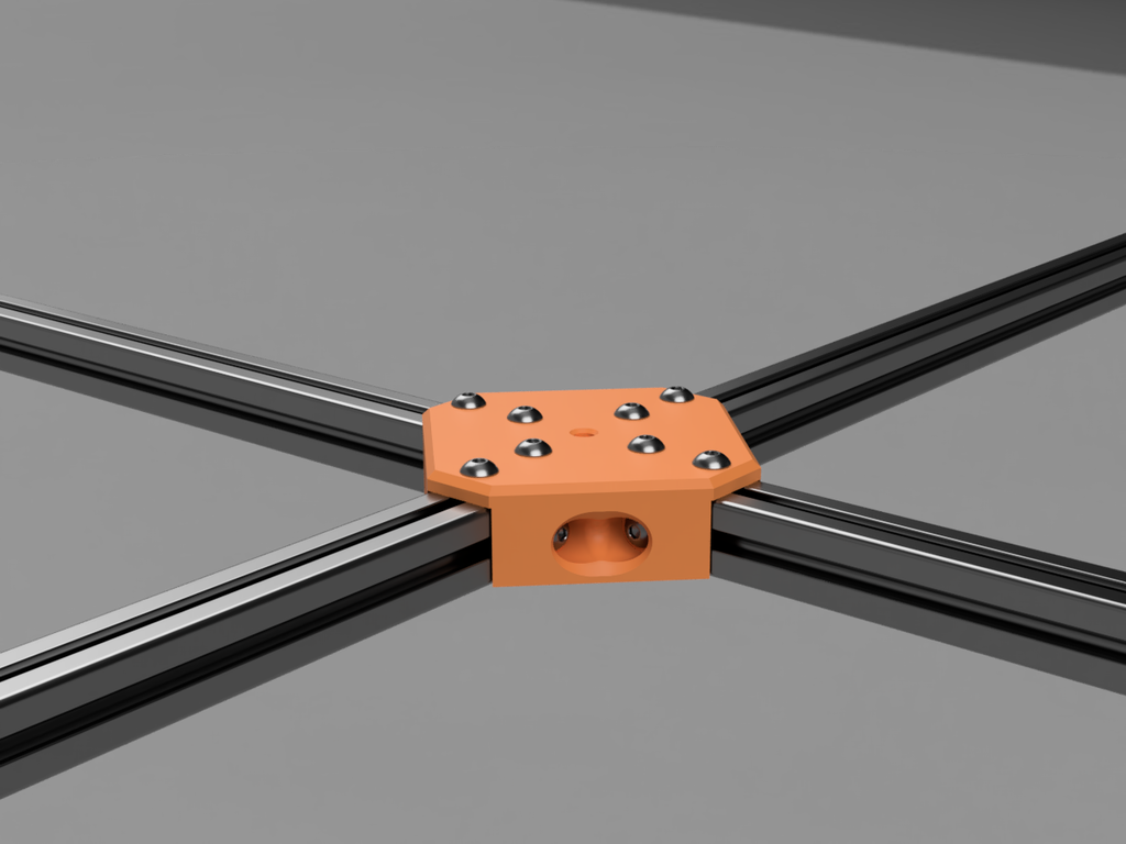 2020 Tee Connector - 4way - Full by BubsBuilds | Download free STL ...