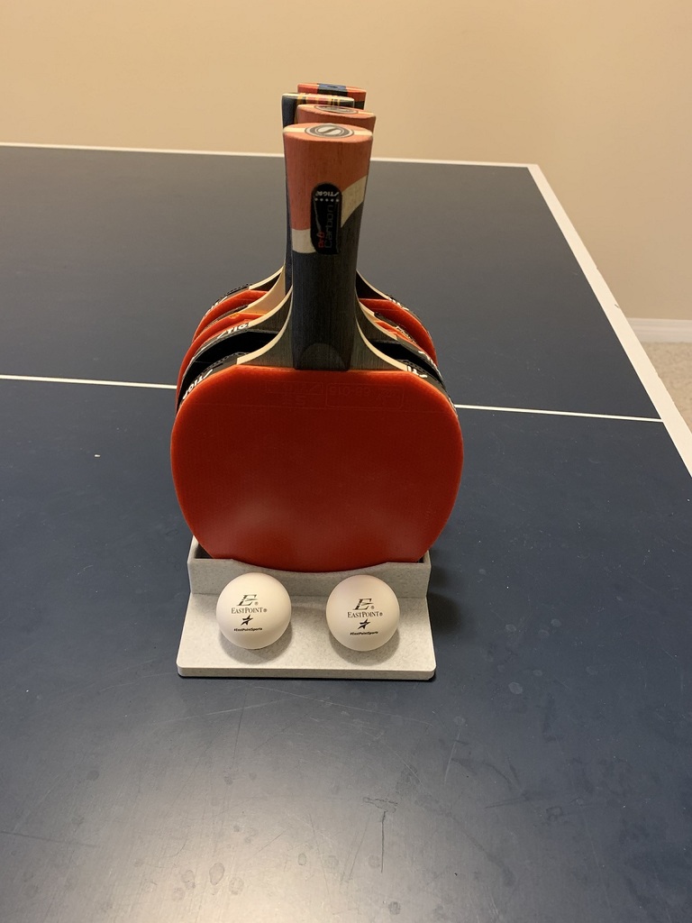 Ping Pong Paddle Holder by Triple B 3D | Download free STL model ...