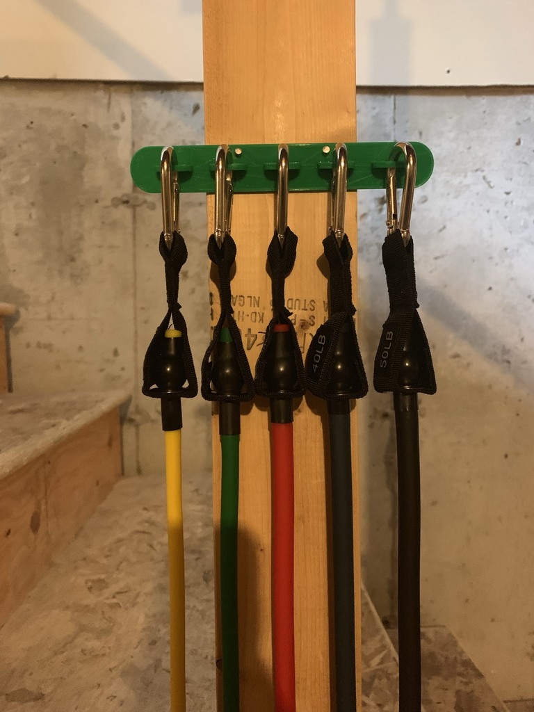 Resistance Band Rack by Triple B 3D | Download free STL model ...