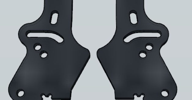 Diatone Roma F5 HD Camera Sideplate Moun Carbon Fiber Version by Raptor_50_Titan | Download free ...