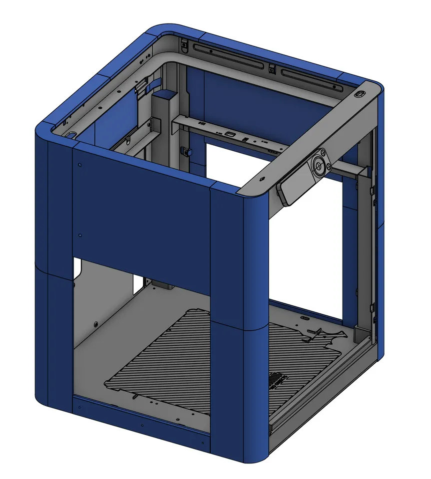 Bambu Lab P1P Shell by Wiz3D | Download free STL model | Printables.com