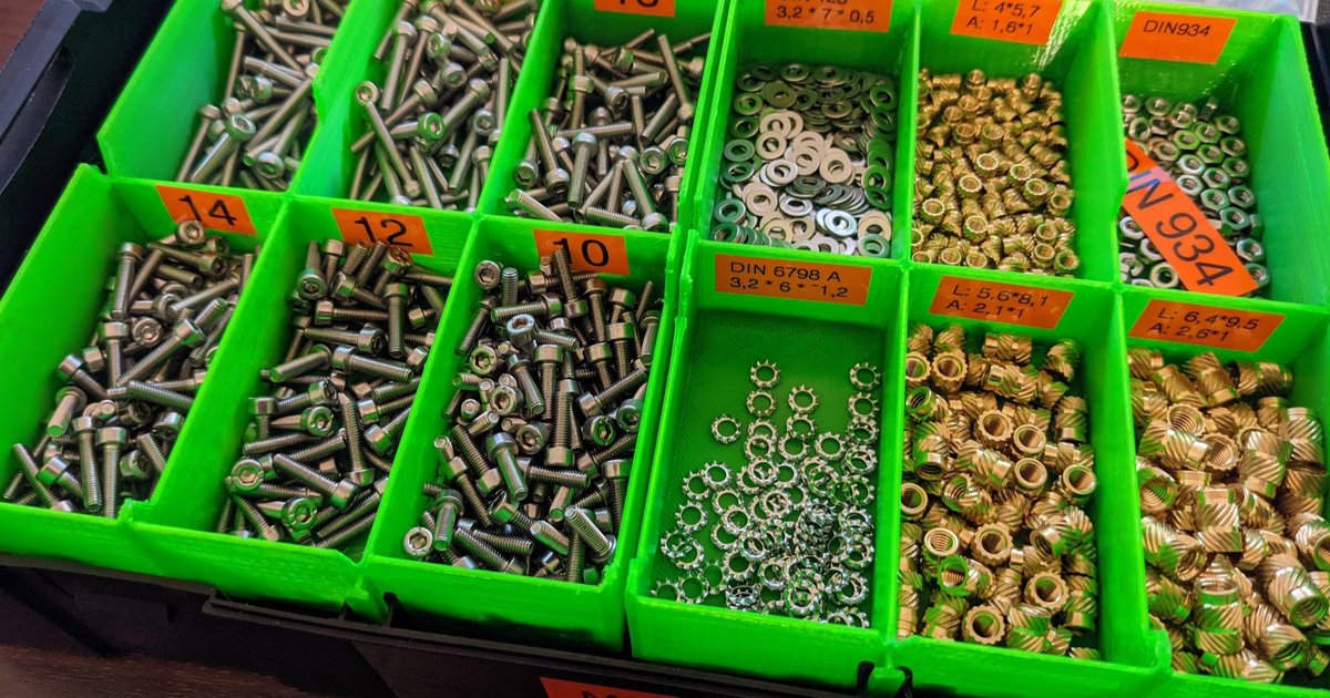 Sortimo L-Boxx Mini inserts by RichiH | Download free STL model ...