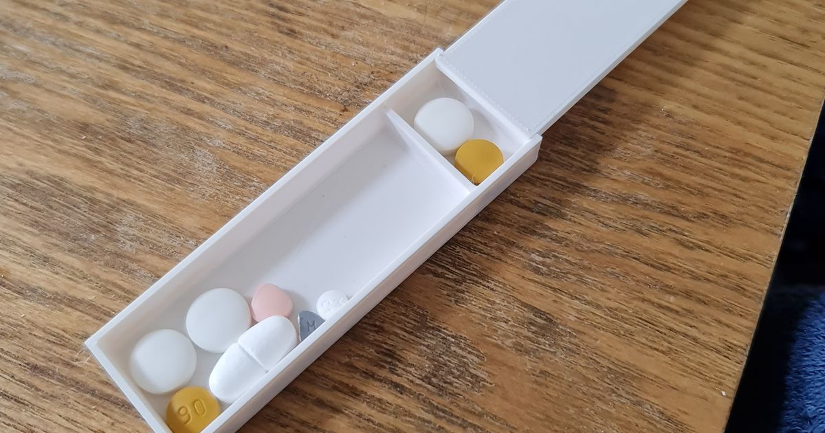 Pocket Pill Box by cq | Download free STL model | Printables.com