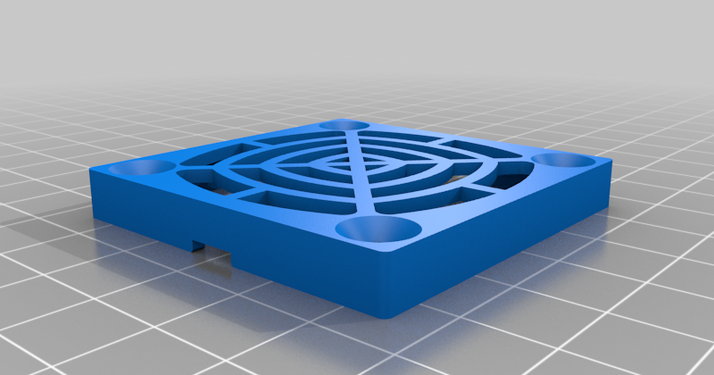 50mmx50mm Fan Grill by Josh Laurie | Download free STL model ...