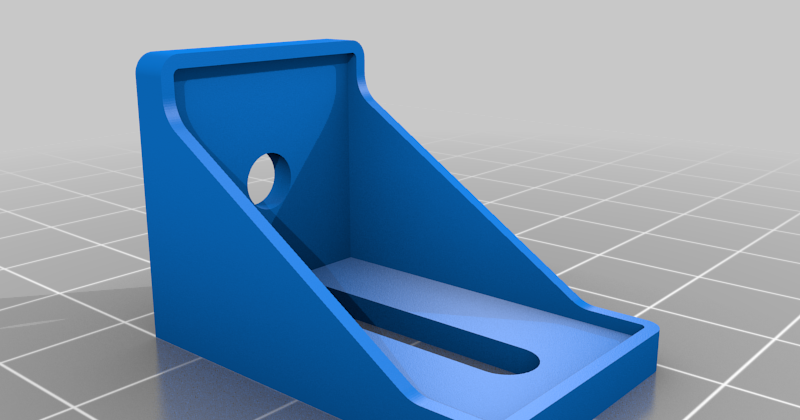 Bracket With Adjustable Side by Josh Laurie | Download free STL model ...