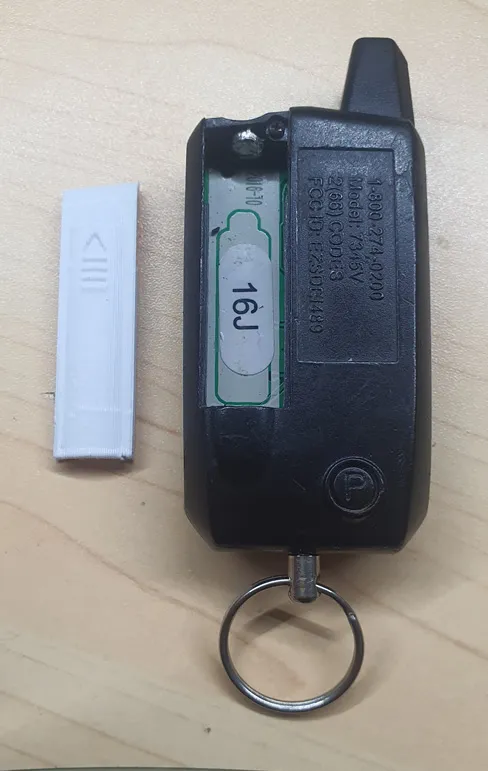 Viper 3305v/7345v Alarm Remote Battery Cover by Josh Laurie | Download ...
