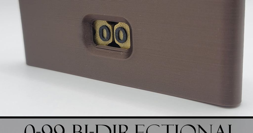 Compact 0-99 Life Counter by Spellbound Prints | Download free STL ...