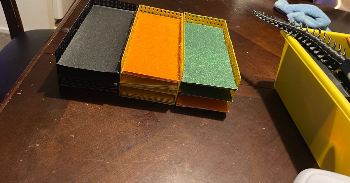 Sandpaper Shelf Organizer by BlaiseTheHokage | Download free STL model ...