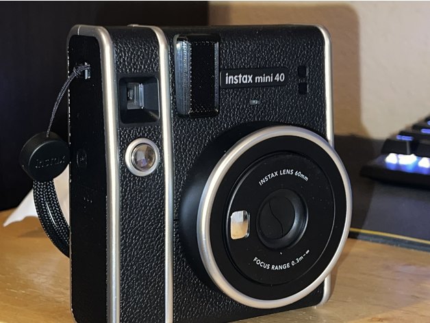 Instax Mini 40 Flash Cover by Revolver | Download free STL model ...