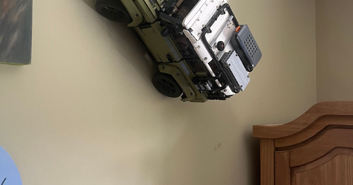 Lego Land Rover Defender Flat to Wall Mount Fully Rotateable by ...