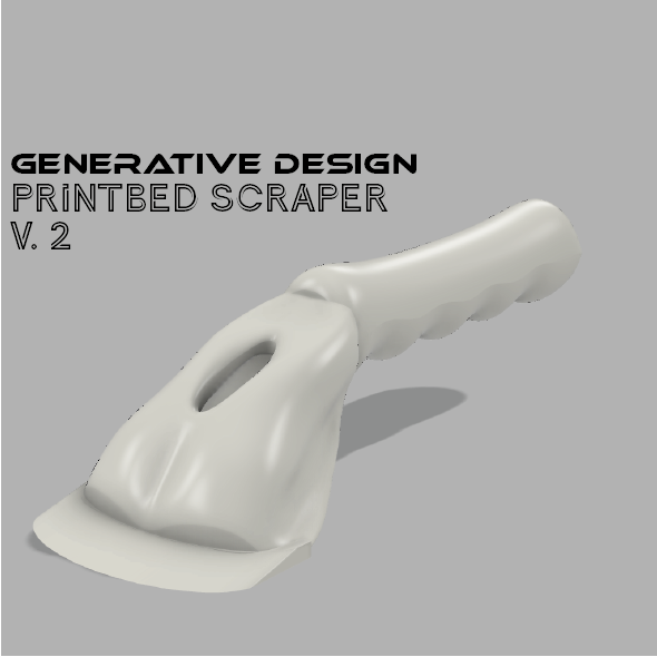 Printbed Scraper Generativ Design Next Level by PolyMastery | Download ...
