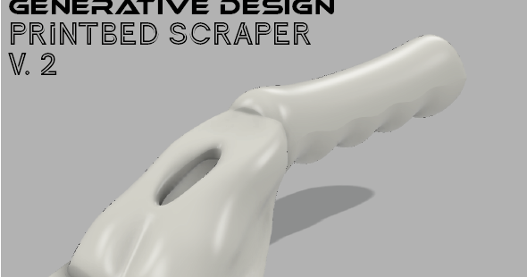 Printbed Scraper Generativ Design Next Level by PolyMastery | Download ...