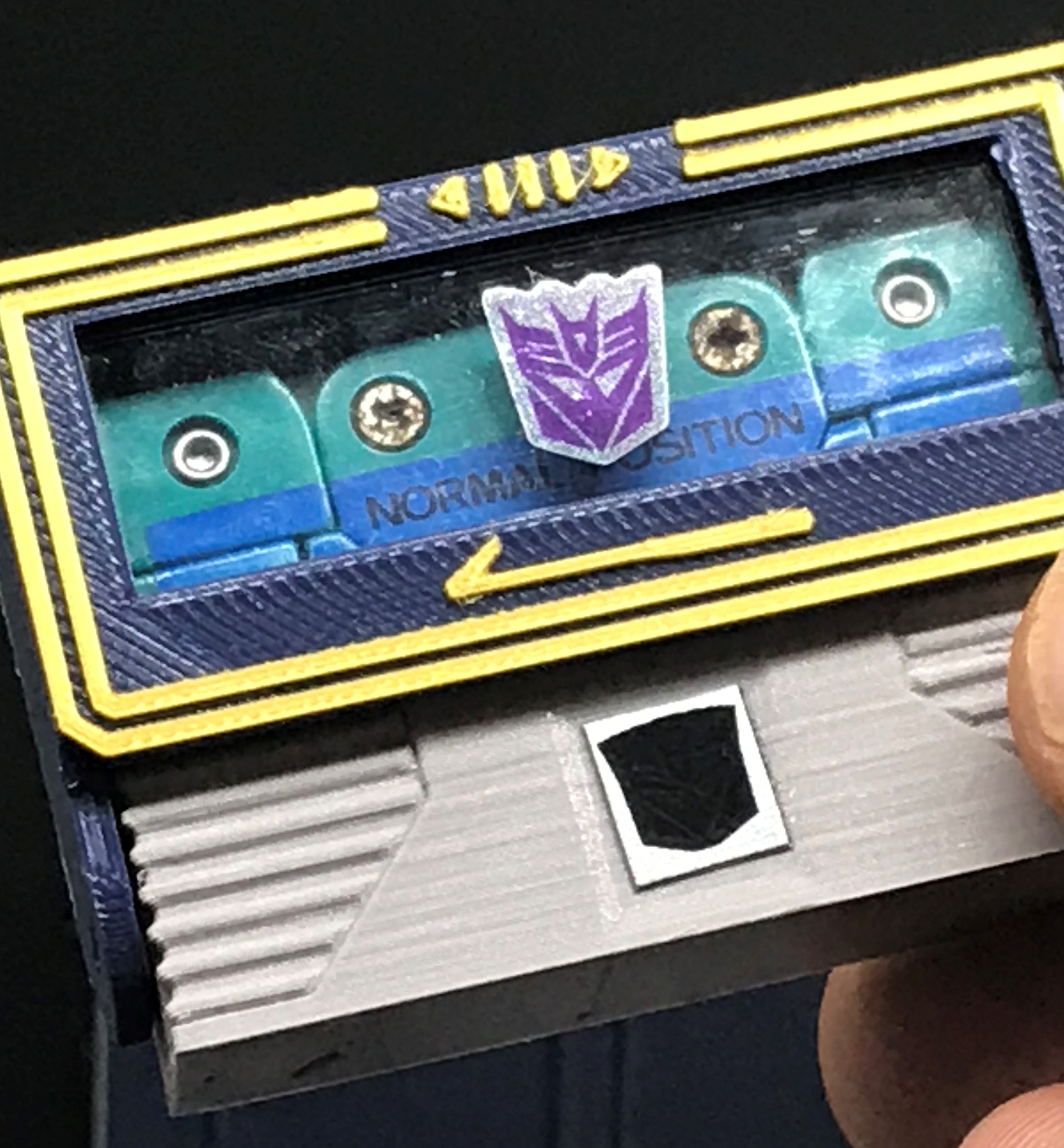 Transformers Micro-Cassette Collection Organizer by actualSIZE ...