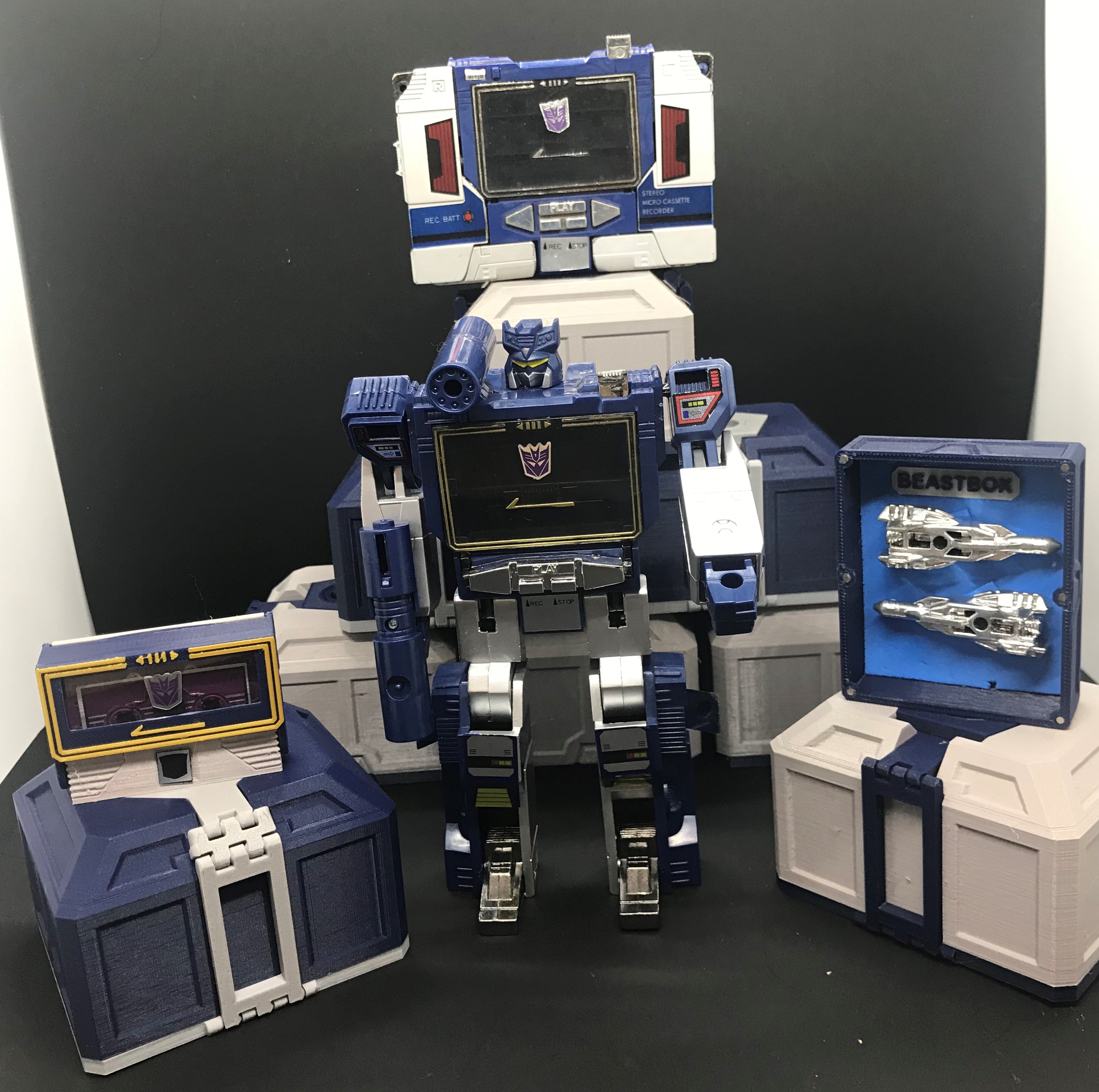 Transformers Micro-Cassette Collection Organizer by actualSIZE ...