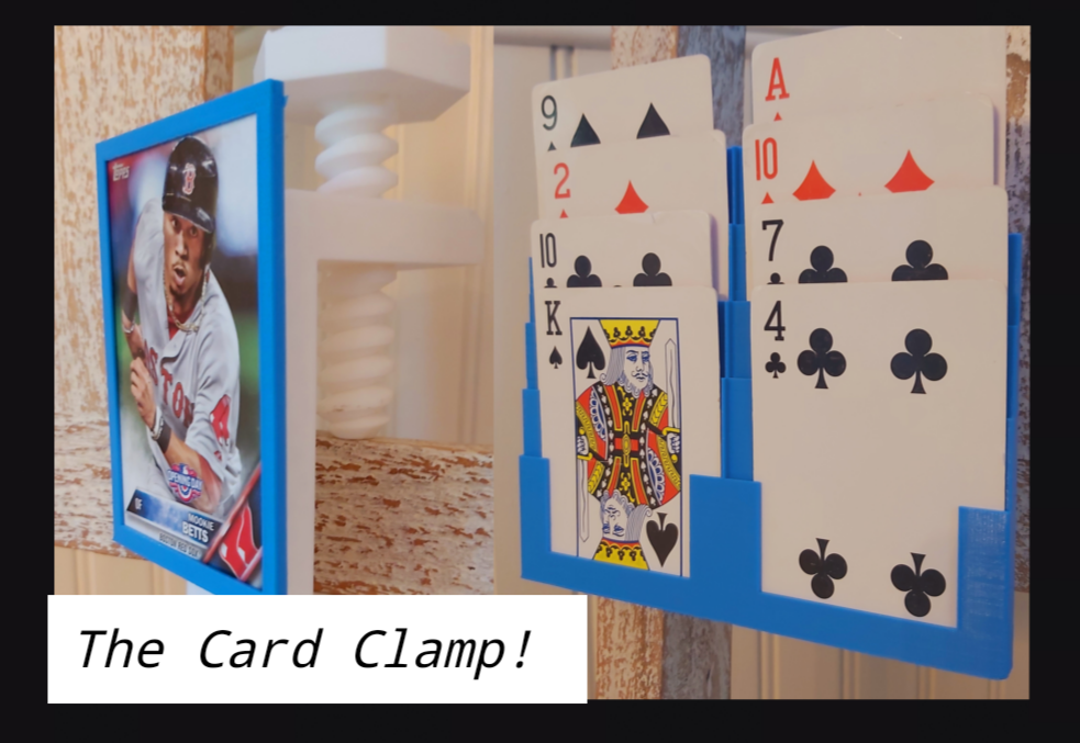 The Card Clamp (With customizable slot) by N0TBR3ND4 | Download free ...
