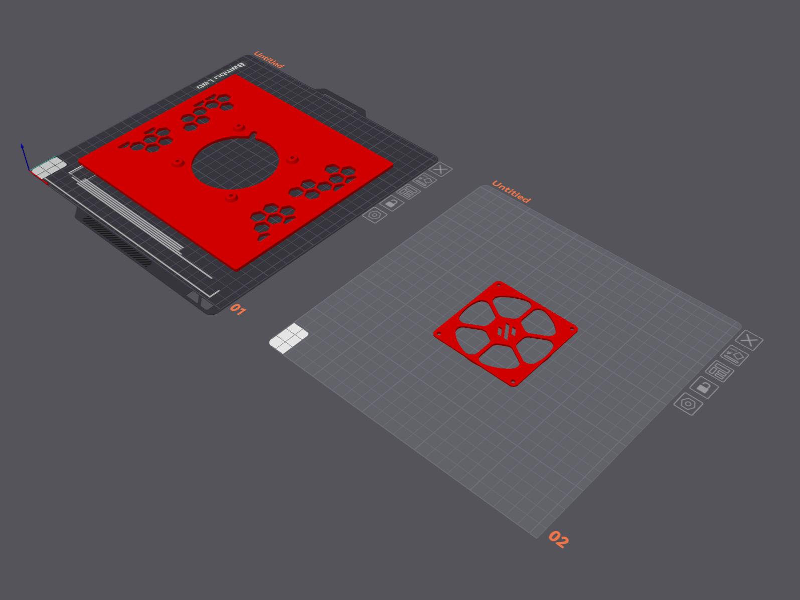 Voron V0.2 Lower Rear Panel with 8010 MCU fan by thrutheframe ...
