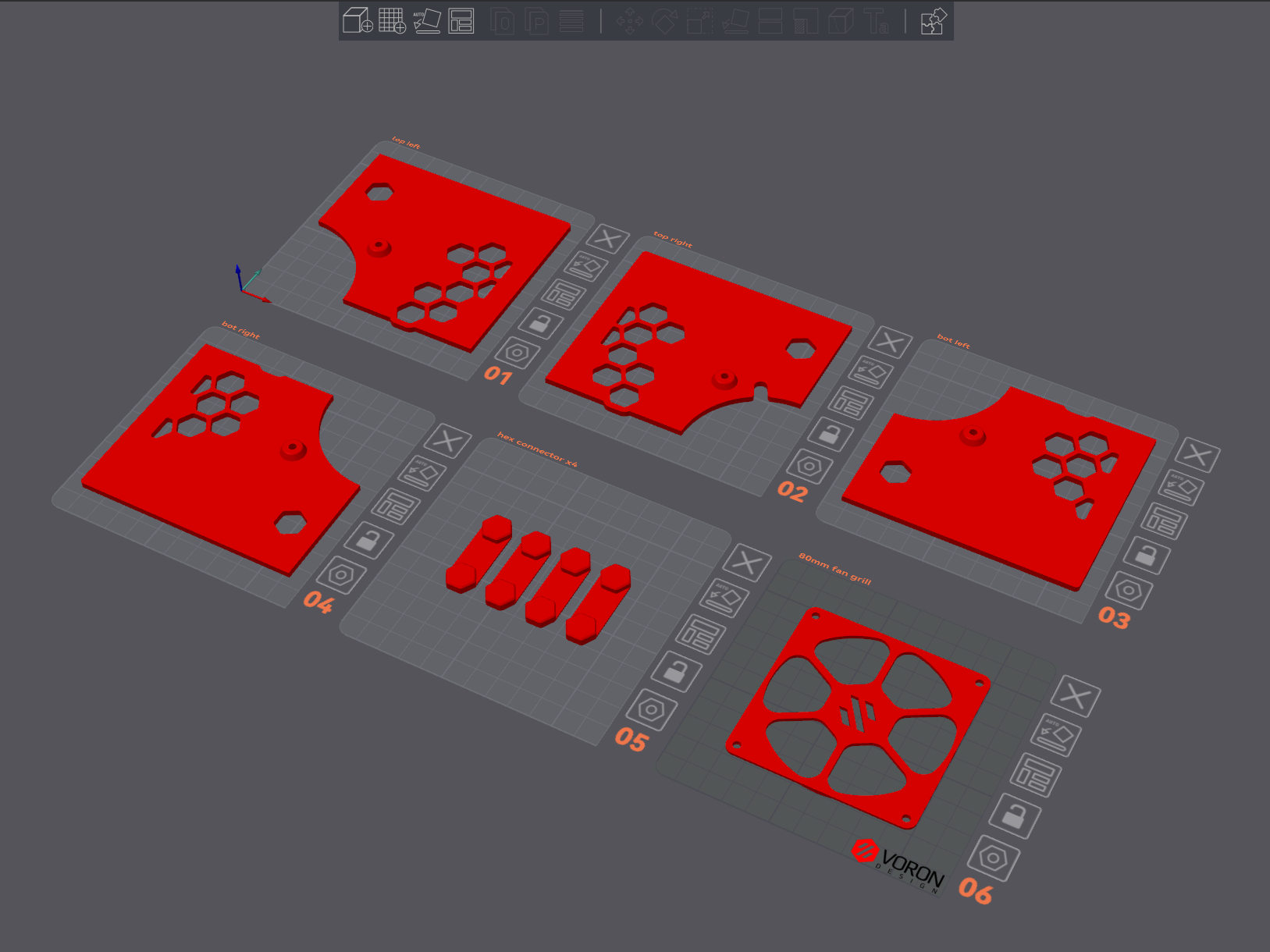 Voron V0.2 Lower Rear Panel with 8010 MCU fan by thrutheframe ...