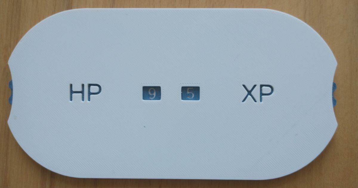 Gloomhaven XP and HP counter by warmist | Download free STL model ...