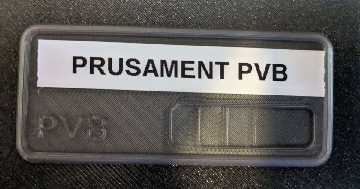 PVB Filament sample by TheMadMaker2 | Download free STL model ...