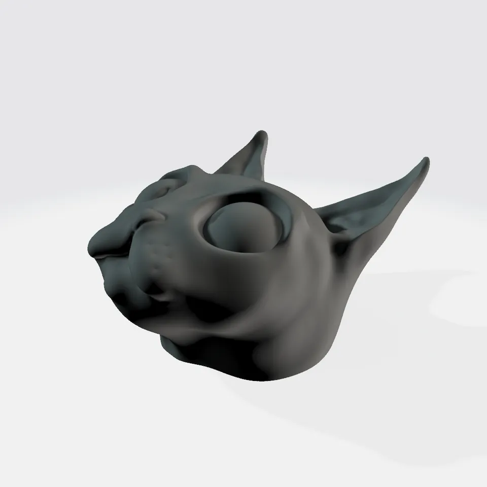Cat head by Torremocha3d | Download free STL model | Printables.com