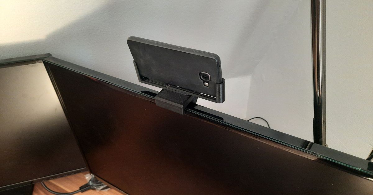 Universal Monitor Phone Mount | Webcam | Droidcam by CMR | Download ...