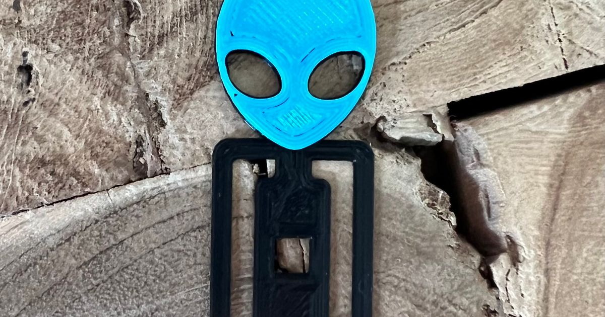 Alien Bookmark by Ninomalbinho | Download free STL model | Printables.com