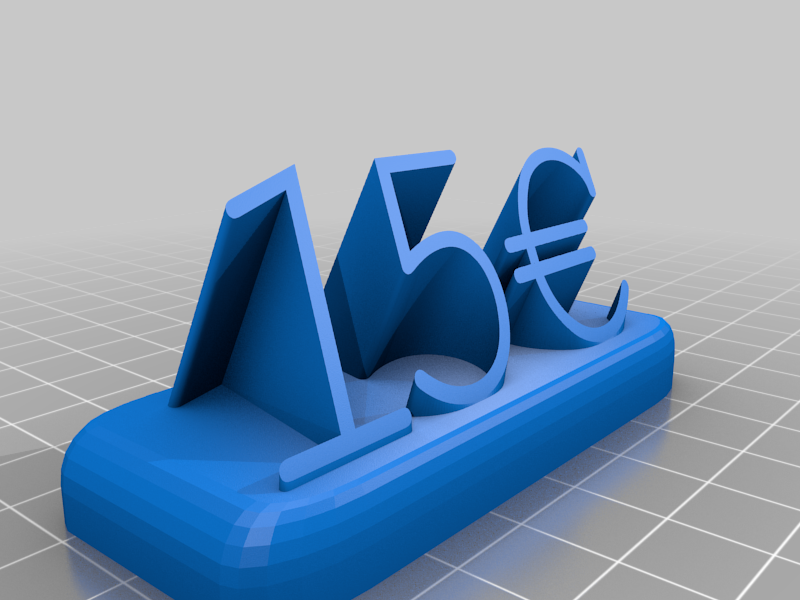 PRICE TAGS - 4 PIECES IN EURO € by EndK7 | Download free STL model ...
