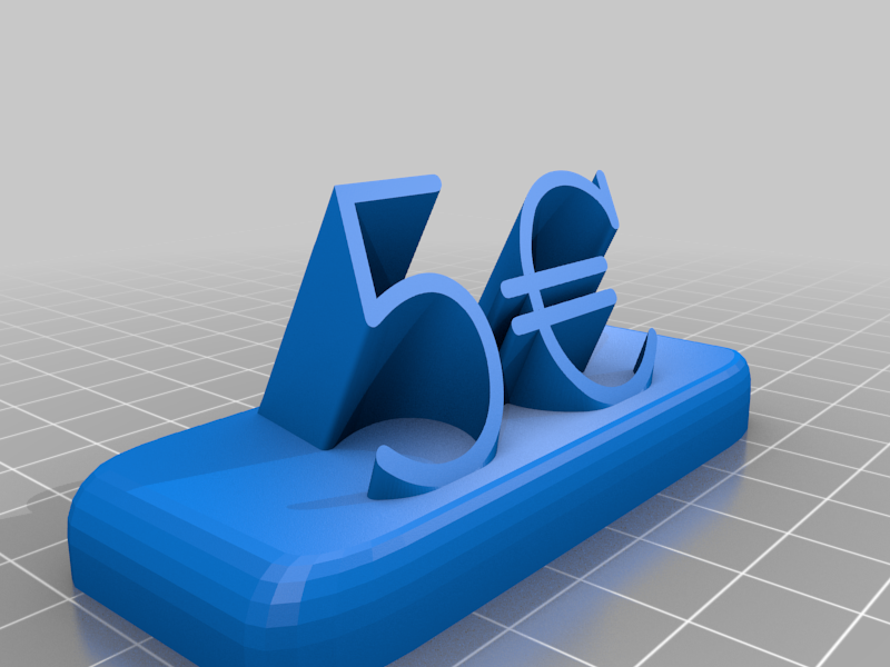 PRICE TAGS - 4 PIECES IN EURO € by EndK7 | Download free STL model ...