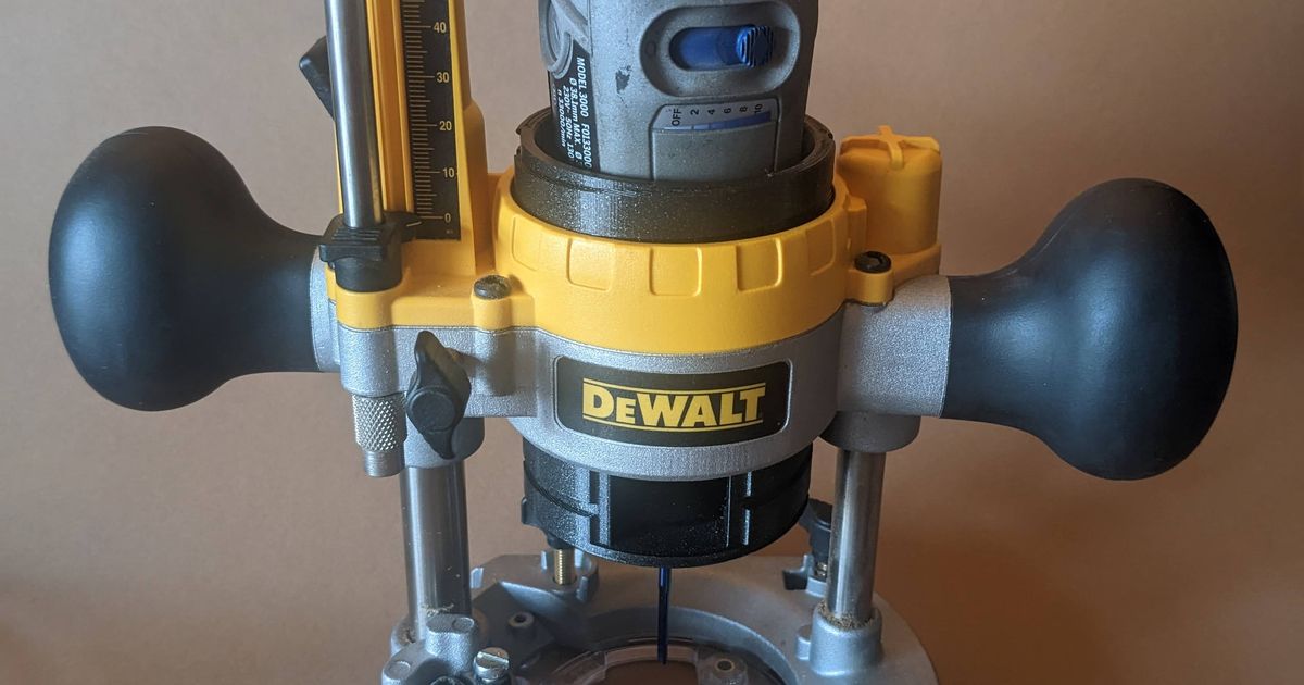 Dremel-to-dewalt adapter by Dreklord | Download free STL model ...