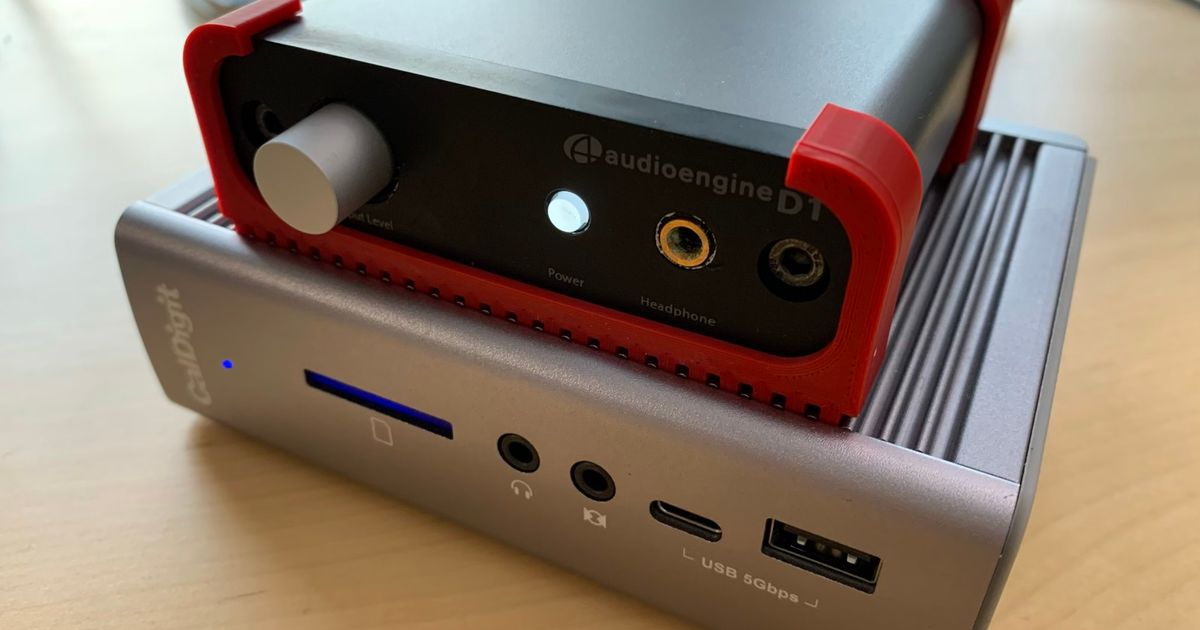 Audioengine D1 mount for CalDigit TS3 Plus by fns720 | Download free ...