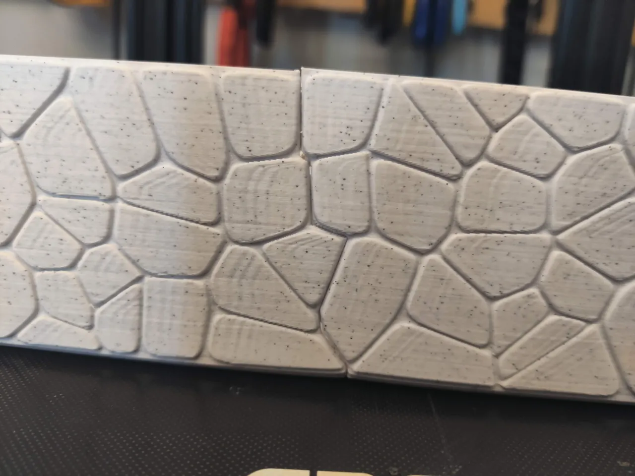 TWO PIECE Tissue Box Cover (Curved Stone Pattern) by Pixel Vengeur ...