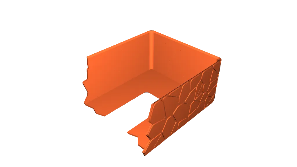 TWO PIECE Tissue Box Cover (Curved Stone Pattern) by Pixel Vengeur ...