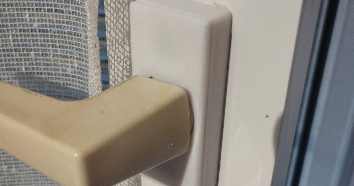 PVC window handle bracket by Greg FRISON | Download free STL model ...