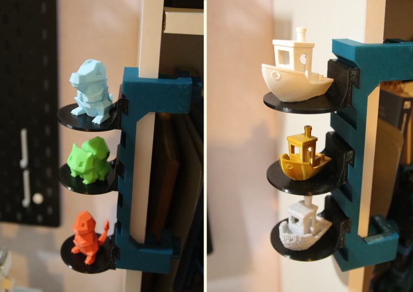 Vertical-mounted Display Rack [with French cleat style] by SimplyHong ...