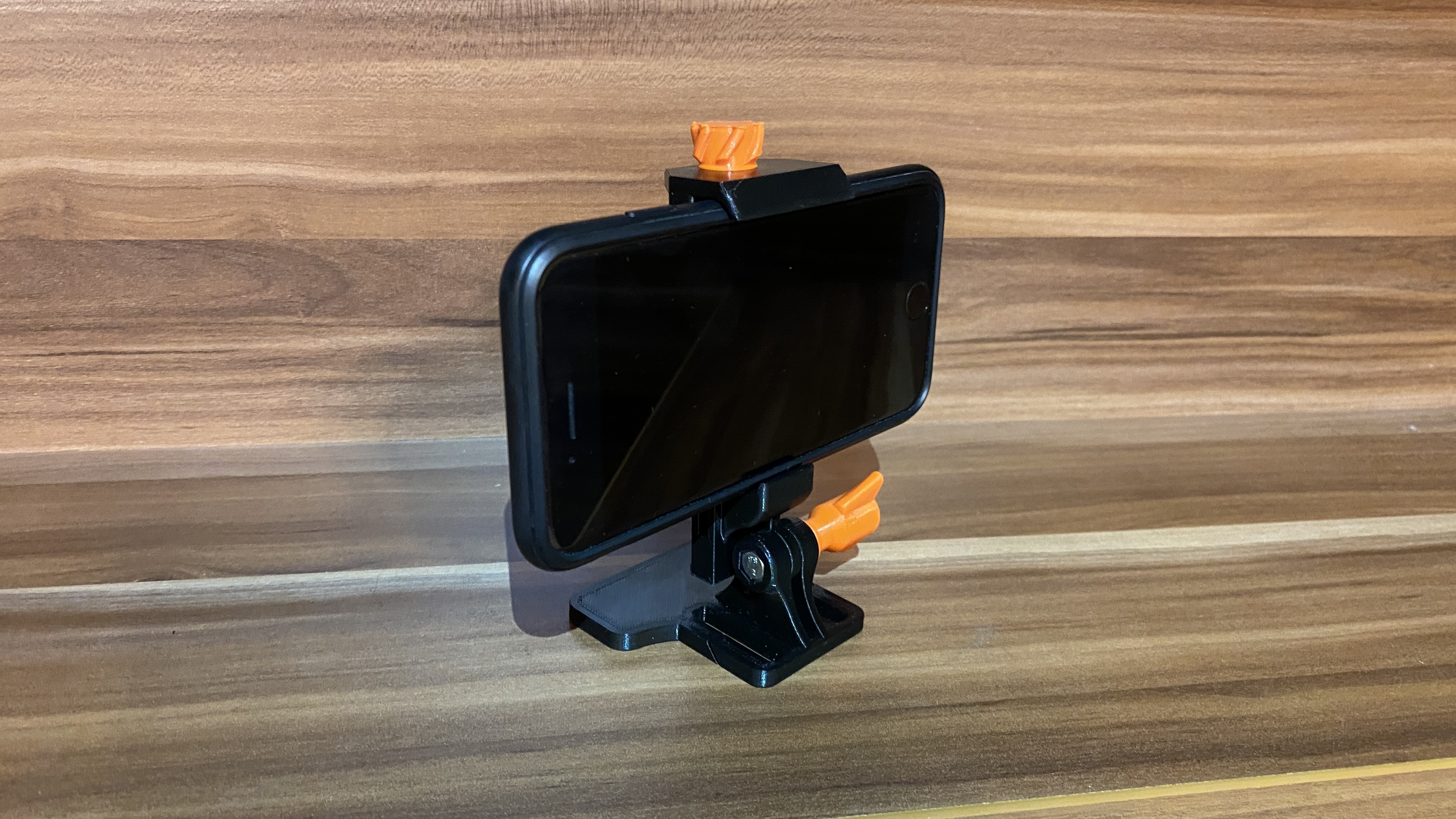 Variable mobile phone holder with clamp by Dušan | Download free STL ...
