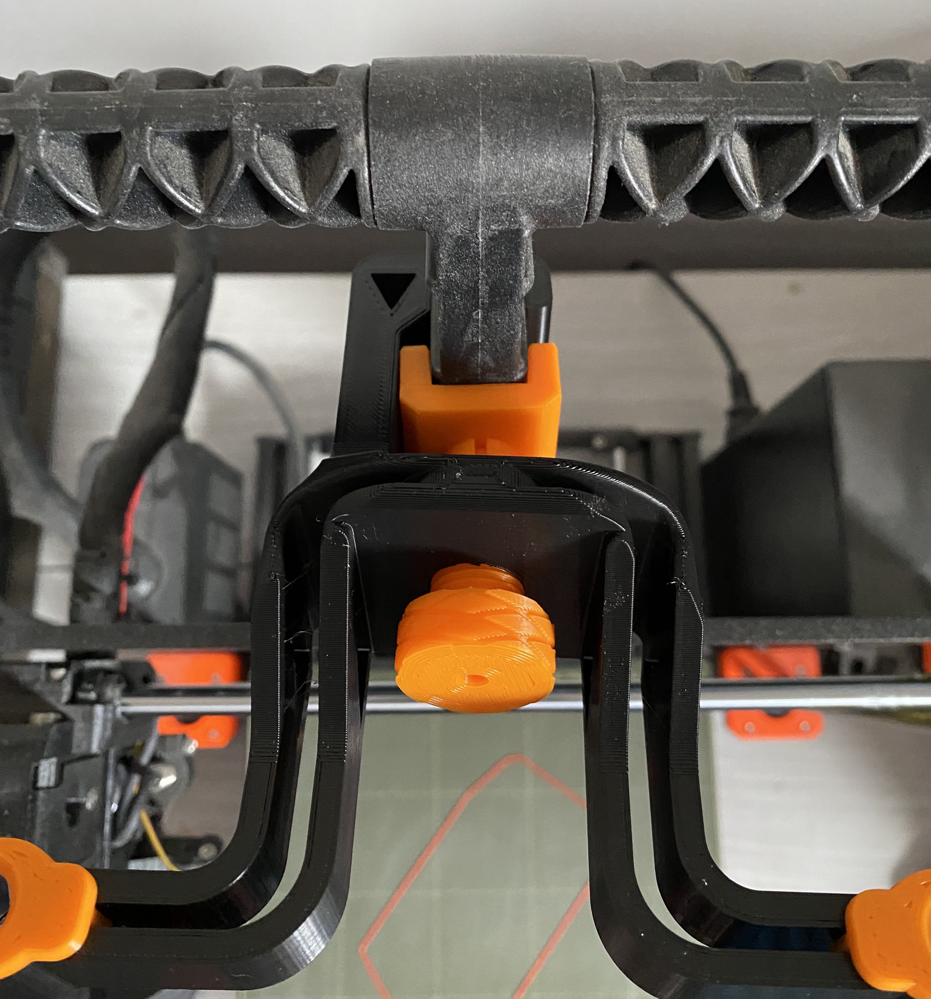 Clamp on, Filament Guide with 12mm PTFE for Prusa mk3 by SYNCPRINTING ...
