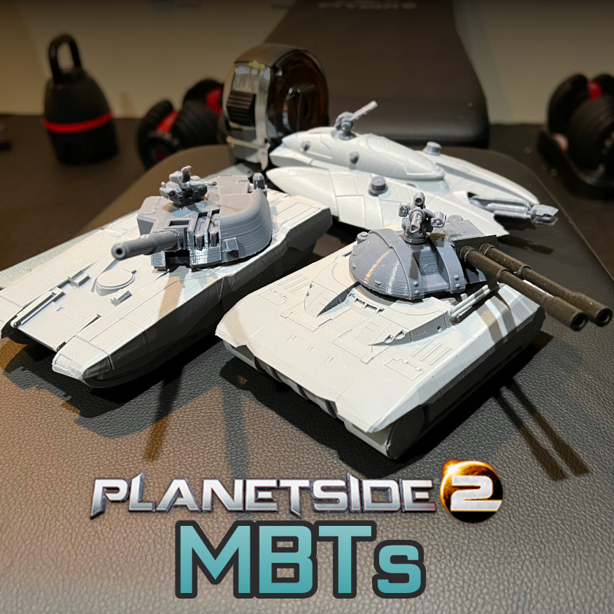 Planetside 2 MBTs (Main Battle Tanks) Magrider, Prowler, Vanguard with ...