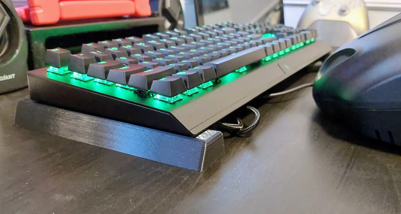 Keyboard Lift / Riser Blocks by Blackcrow | Download free STL model ...