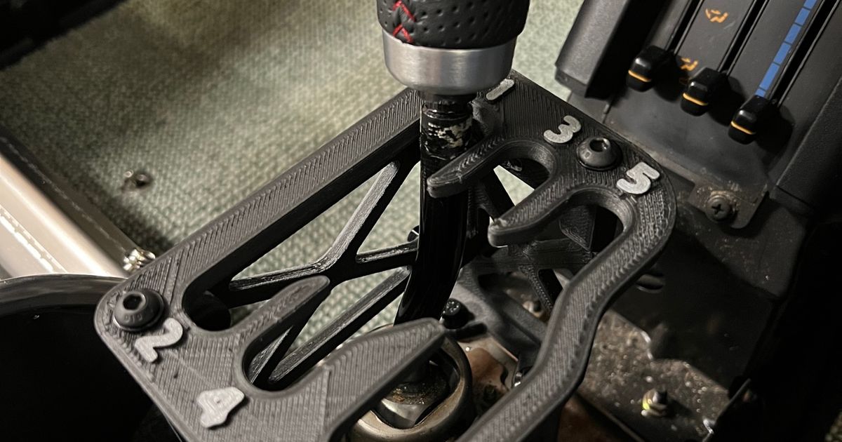 AZ-1 gated shifter by Fauxrrari | Download free STL model | Printables.com