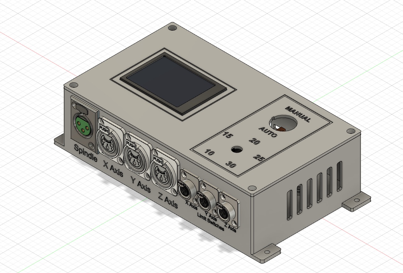CNC Case with XLR Sockets for MKS DLC32 v2.x + GRBL_SPD for Makita ...