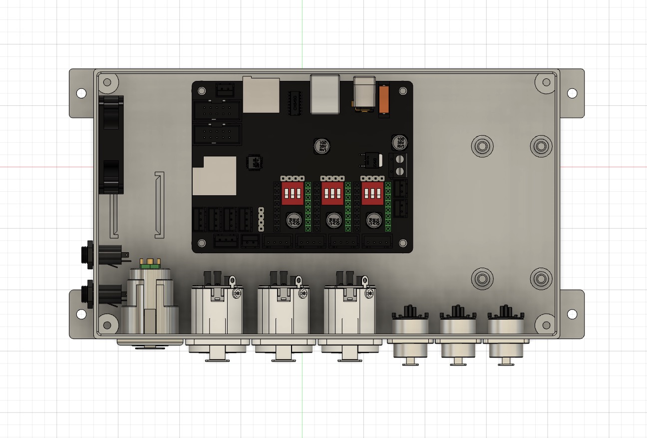 CNC Case with XLR Sockets for MKS DLC32 v2.x + GRBL_SPD for Makita ...