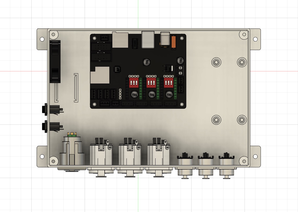 CNC Case with XLR Sockets for MKS DLC32 v2.x + GRBL_SPD for Makita ...