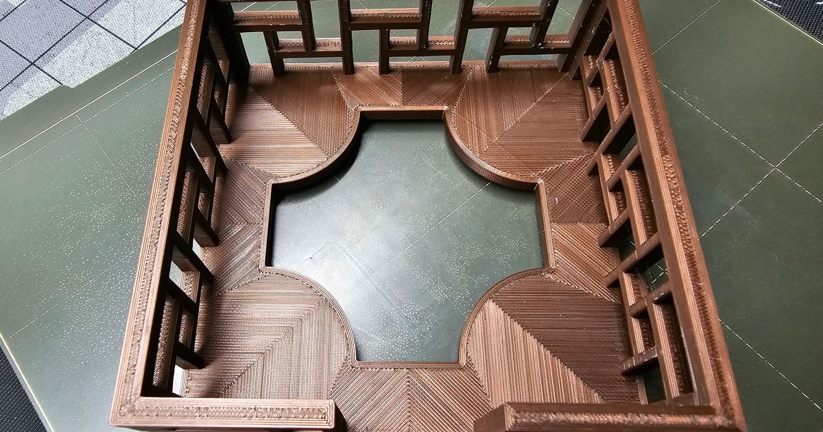 Modern Style Square Coaster Holder - REMIX by Griff | Download free STL ...