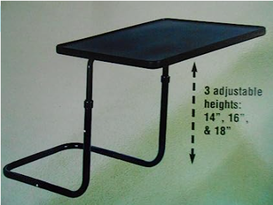 Bed table clamp/clip by Acedra2 | Download free STL model | Printables.com
