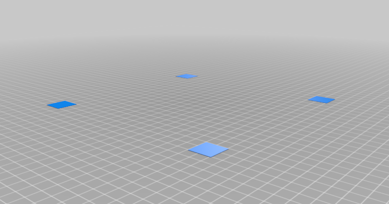 BED LEVEL TEST for Anycubic i3 Mega by ZR | Download free STL model ...