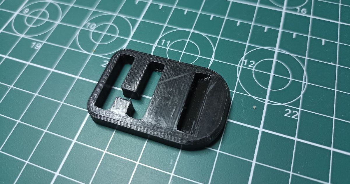 Tension buckle for 18-20 mm straps by DNV | Download free STL model ...